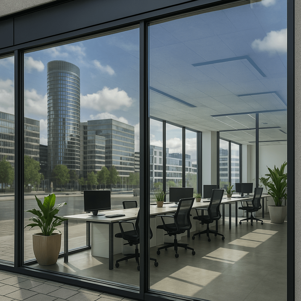 One-Way Mirror Window Film for Commercial Spaces | Privacy & Style