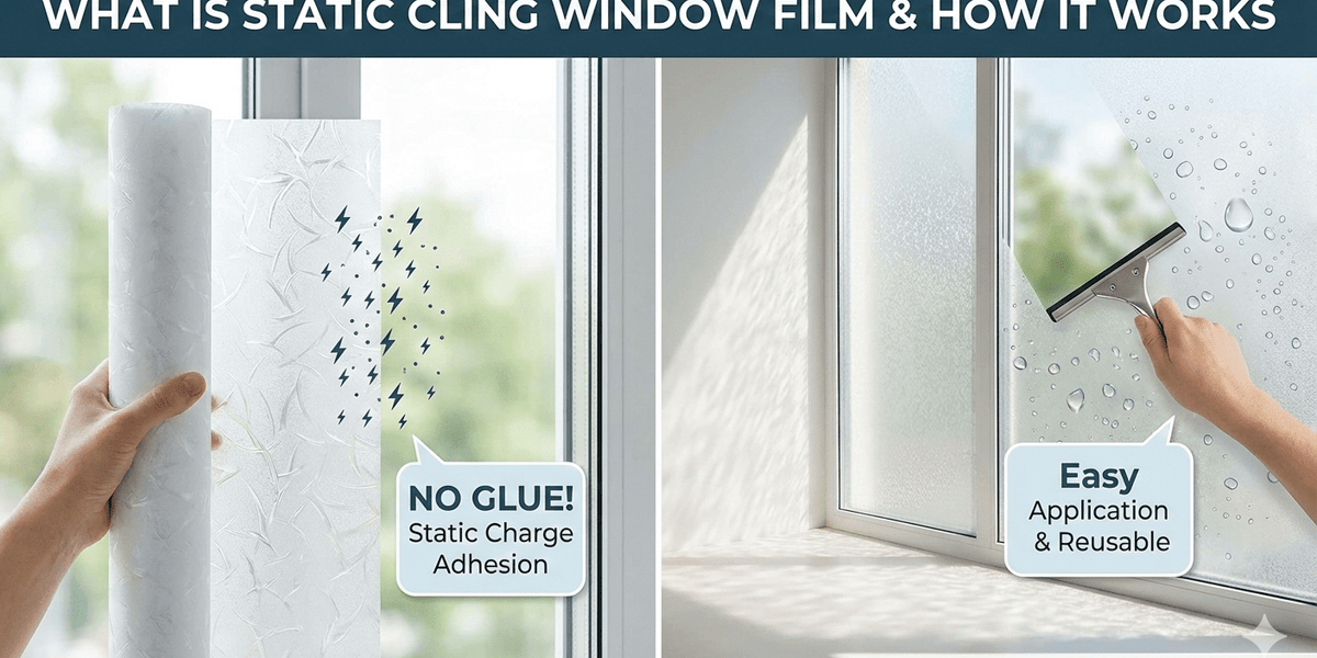 What is Static Cling Window Film and How Does It Work?