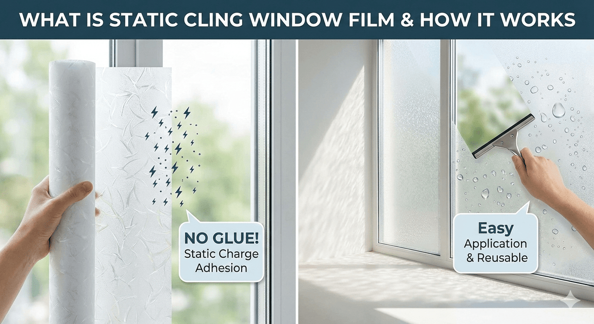 What is Static Cling Window Film and How Does It Work?
