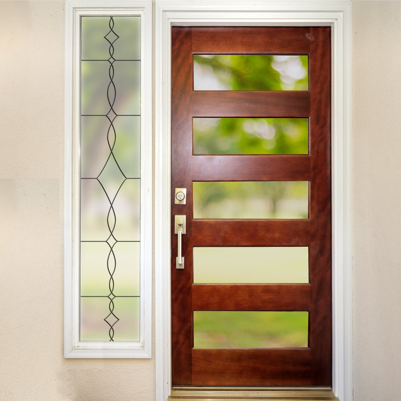 Allure Leaded Glass | Privacy Window Film (Static Cling)