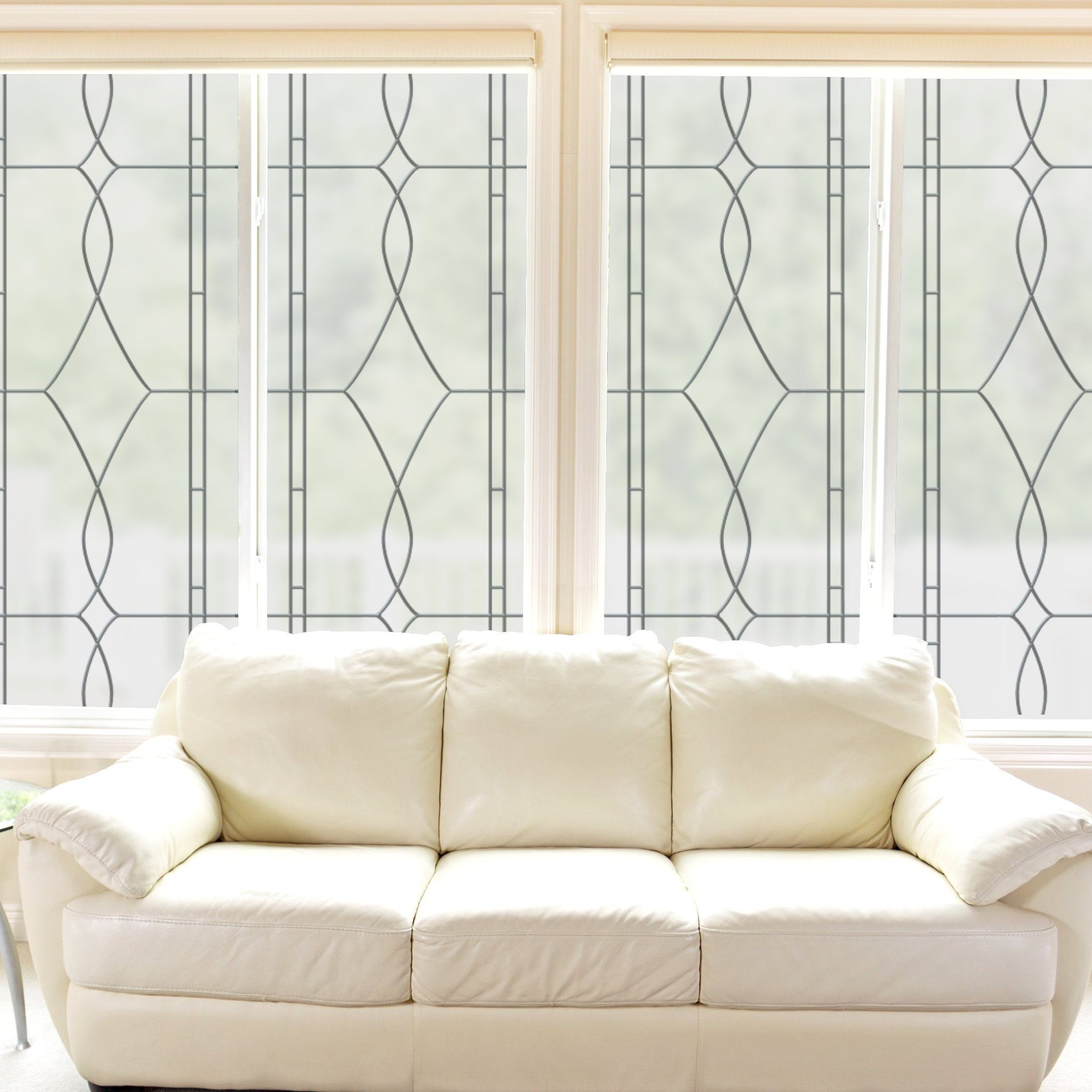 Allure Leaded Glass | Privacy Window Film (Static Cling)
