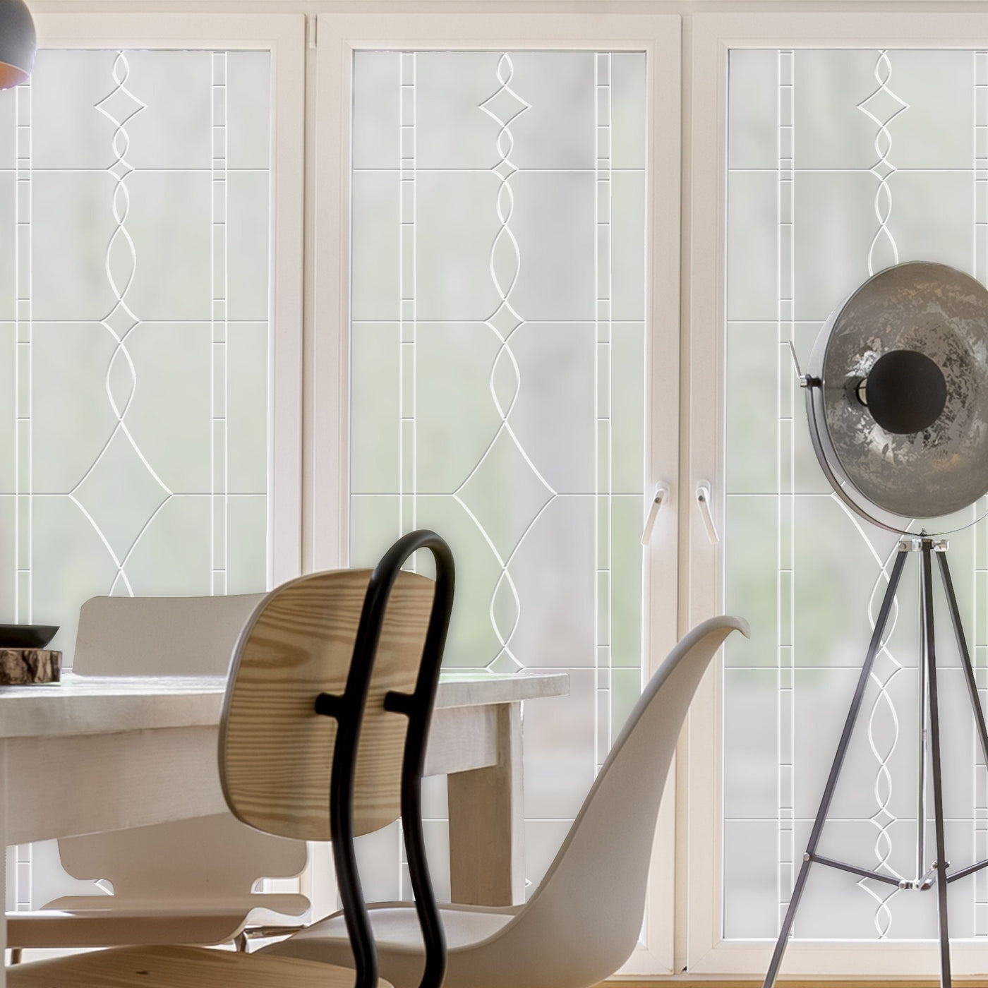 Allure Leaded Glass | Privacy Window Film (Static Cling)