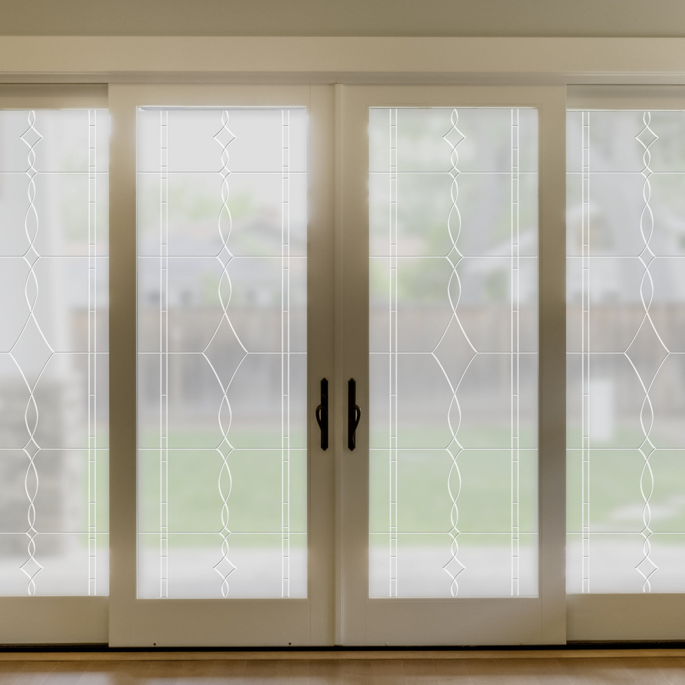 Allure Leaded Glass | Privacy Window Film (Static Cling)