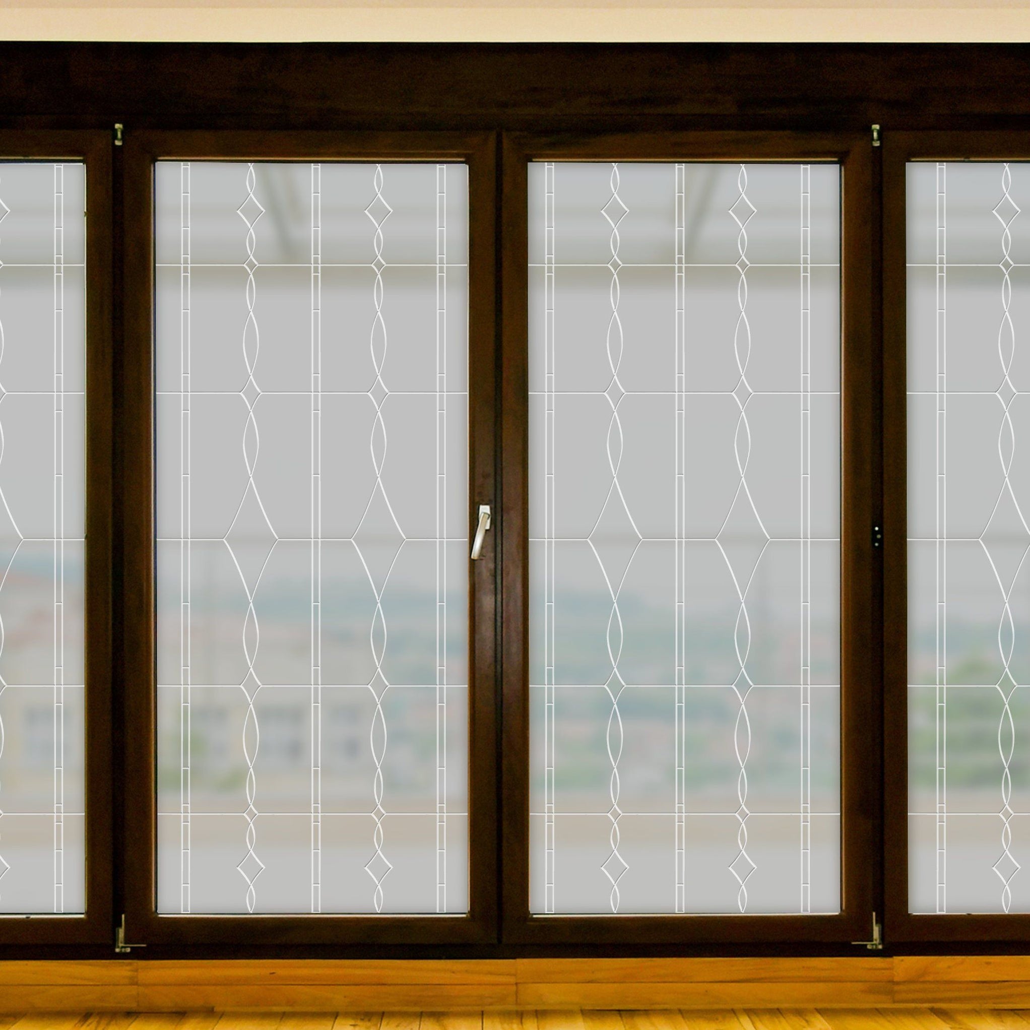 Allure Leaded Glass | Privacy Window Film (Static Cling)