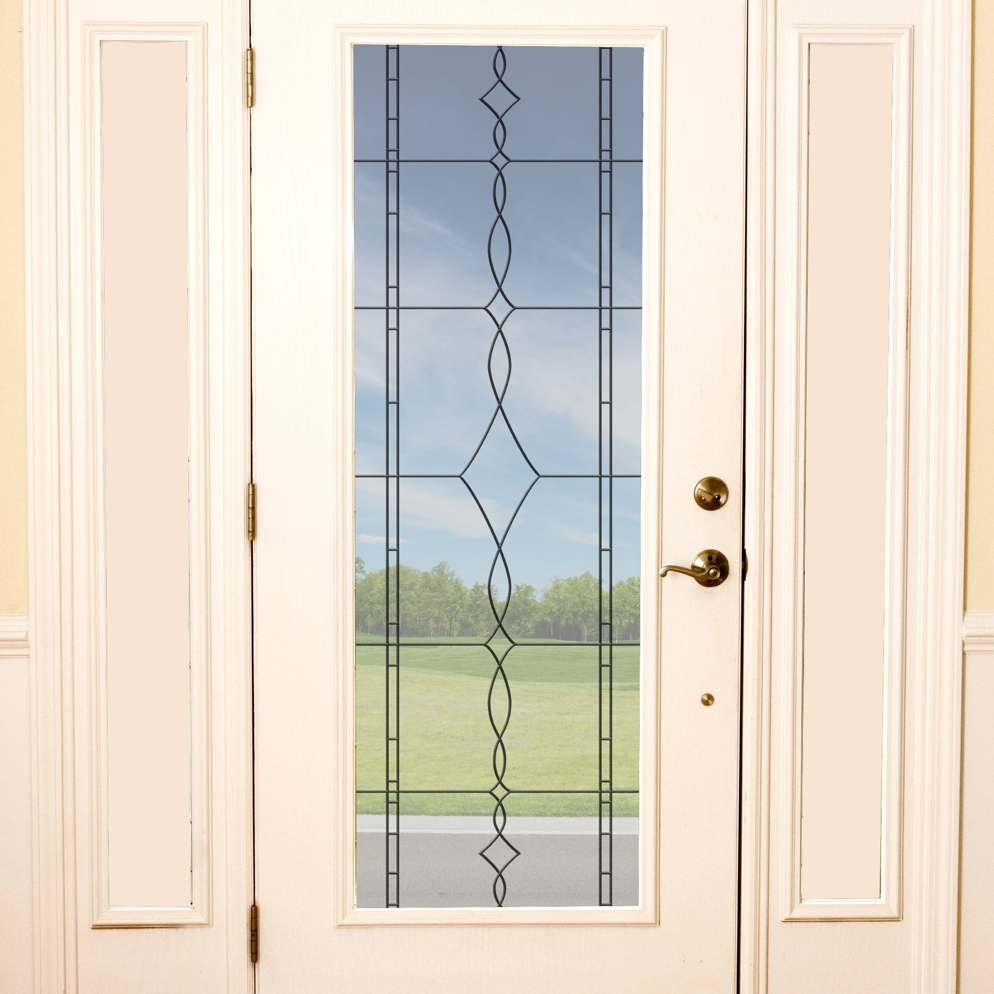 Buy Allure Leaded Glass See-Through Window Film | Clear Static Cling