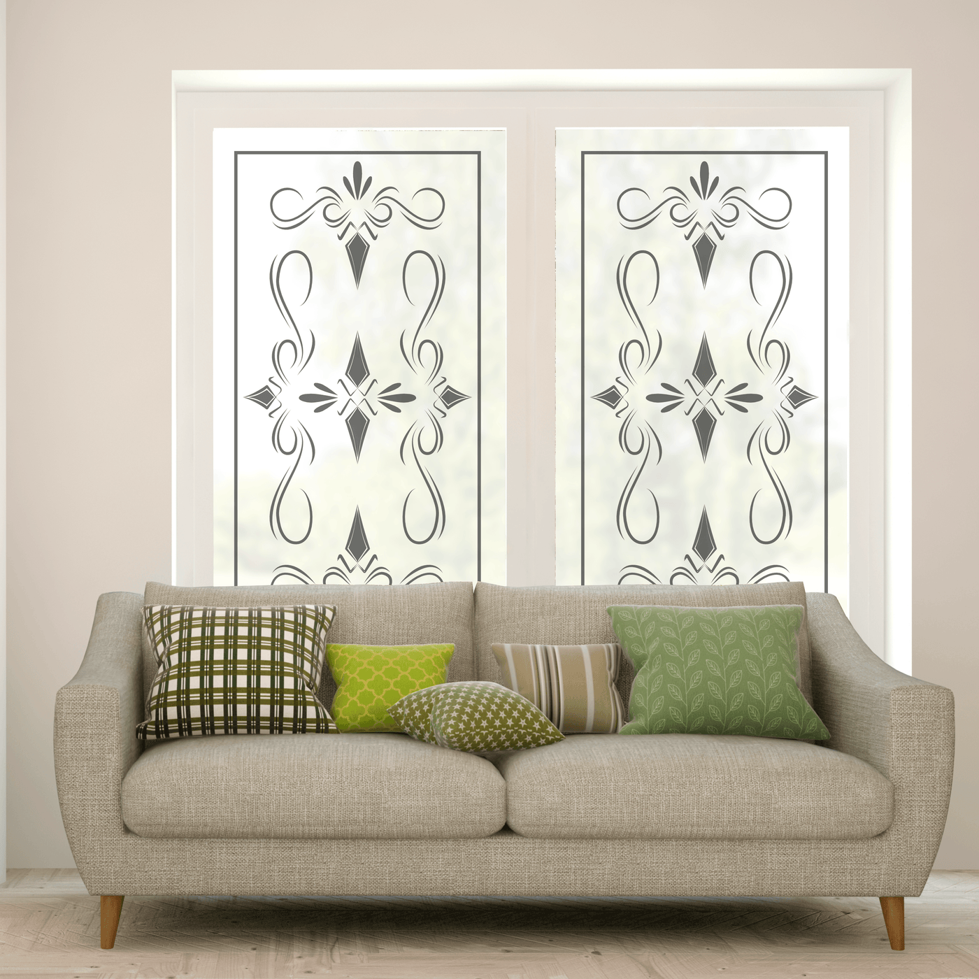 Buy South Beach Privacy and See-Through Window Film – Stylish Static Cling