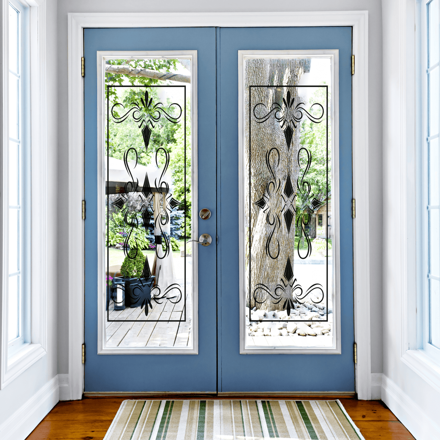 Buy South Beach Privacy and See-Through Window Film – Stylish Static Cling
